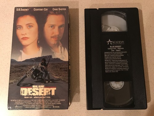 Blue Desert (VHS, 1991) Courtney Cox, D.B. Sweeney | eBay