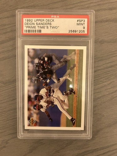 1992 Upper Deck PSA 9 "Prime Time's Two" Deion Sanders #SP3 MINT Braves ATL Rare | eBay