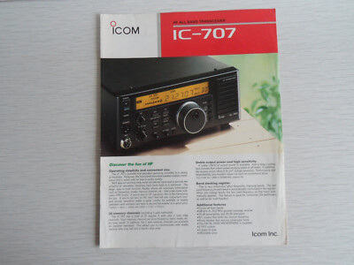 ICOM 707 TRANSCEIVER............................RADIO_TRADER_IRELAND ...