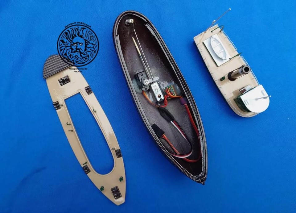 WarII Tugboat Miranda Steam Tug Boat 1:200/1:48 - 178mm/437mm RC Model ...