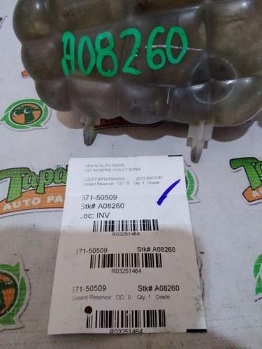 Coolant Reservoir 2 Door Without Turbo Fits 12-17 FIAT 500 3251464 | eBay