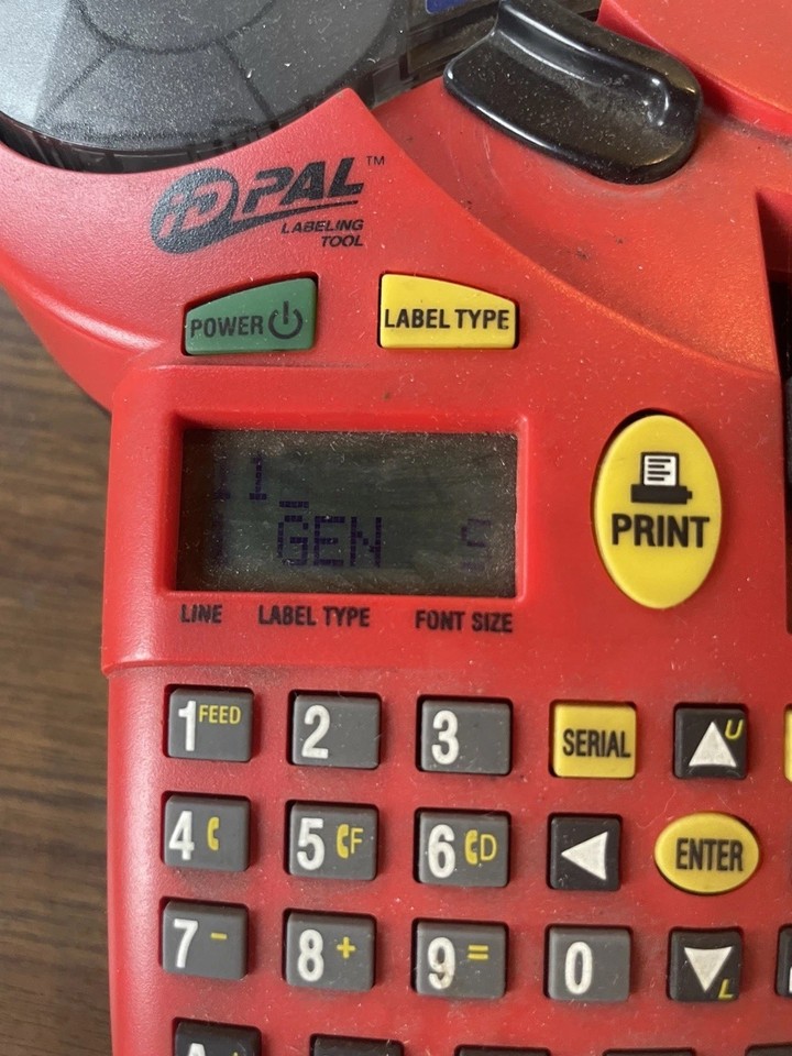 Brady ID Pal Home & Office Label Maker/Labeling For Parts | eBay