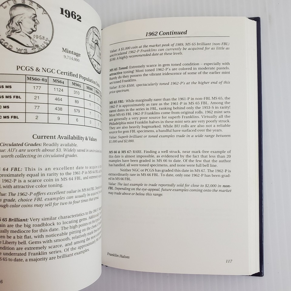 The Complete Guide to Franklin Half Dollars by Rick Tomaska Second Ed ...