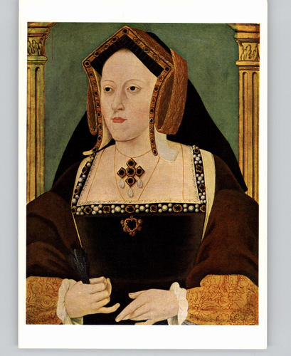 Queen Catherine of Aragon Portrait Postcard 1485-1536 | eBay