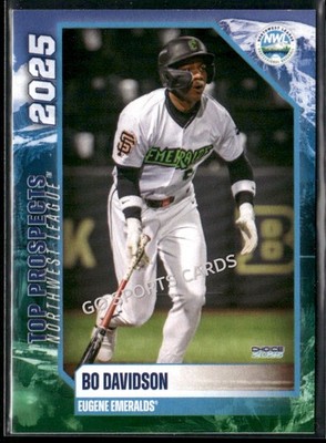 2025 Northwest Top Prospects NWL Bo Davidson RC Rookie Giants Minor | eBay