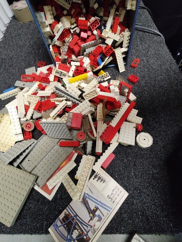 Vintage Lego 1960s 1970s bundle joblot - approx 2.5kg Clear Bricks ...
