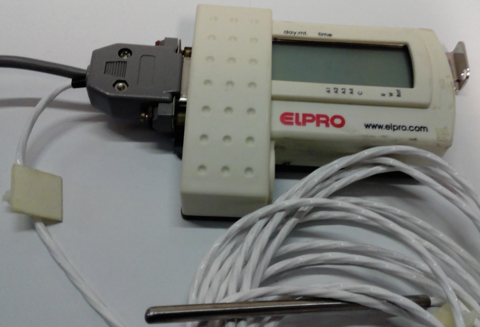 Temperatur Aufnahmegerät Temperature recording unit Elpro Ecolog TP2 | eBay