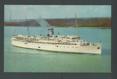 1962 PPC SS Evangeline Bahamas Cruise Ship | eBay