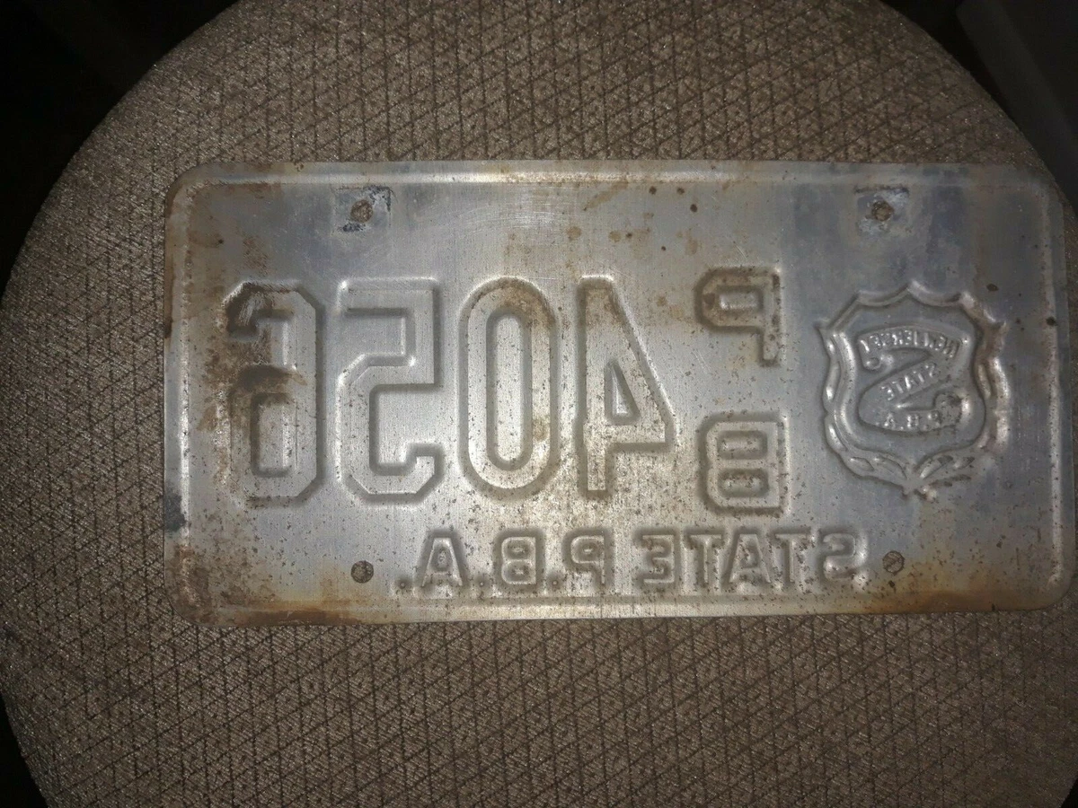 Nj Pba License Plates
