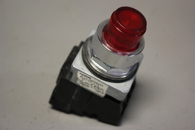 SIEMENS ILLUMINATED RED PUSH-BUTTON PILOT LIGHT 52PT6G2A W/52BJK ...
