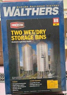 Walthers Cornerstone HO Scale Structure Kits (Multiple Kits Included ...