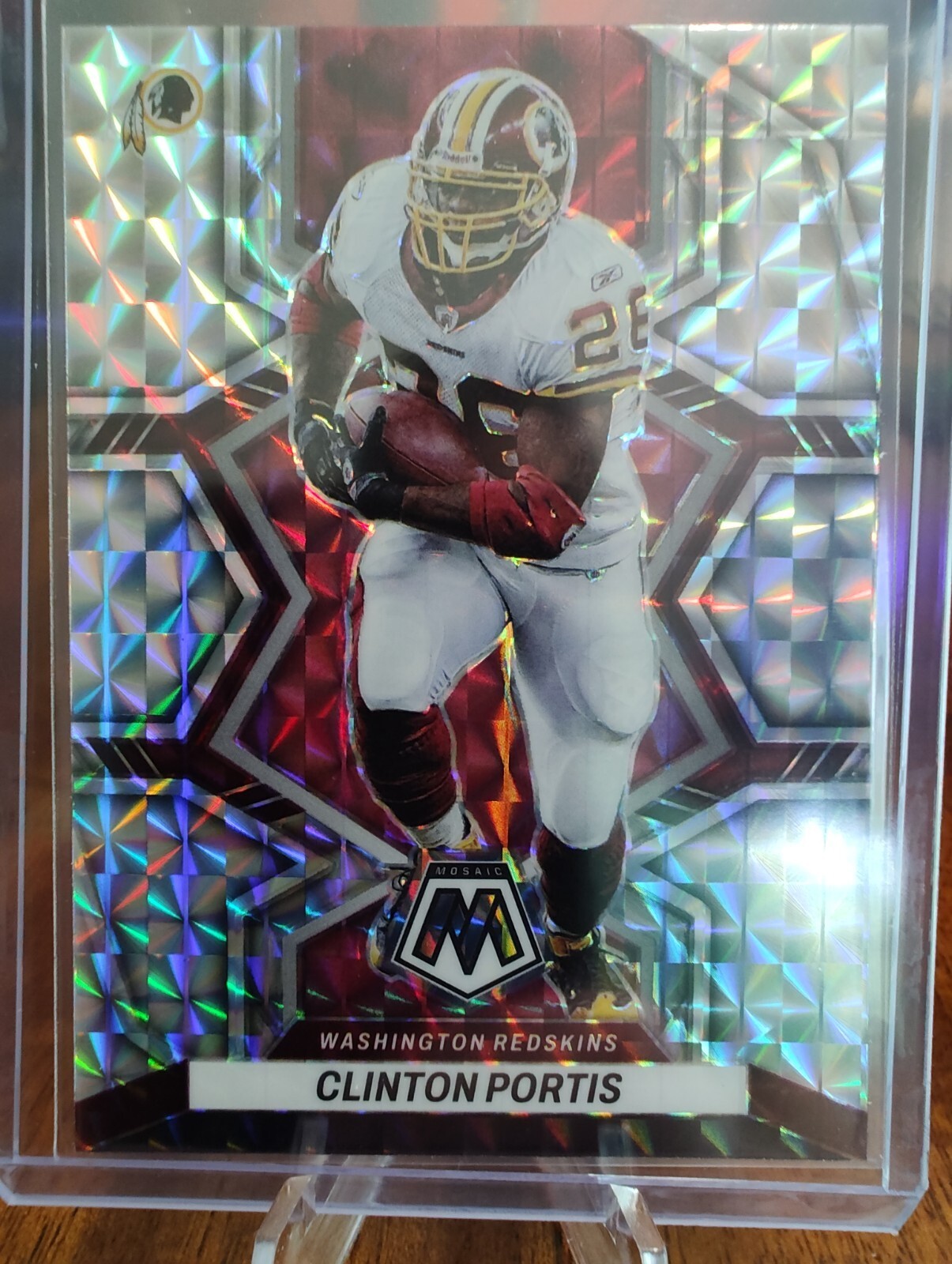 2022 Panini Mosaic Clinton Portis Silver Mosaic Prizm #200 Washington ...