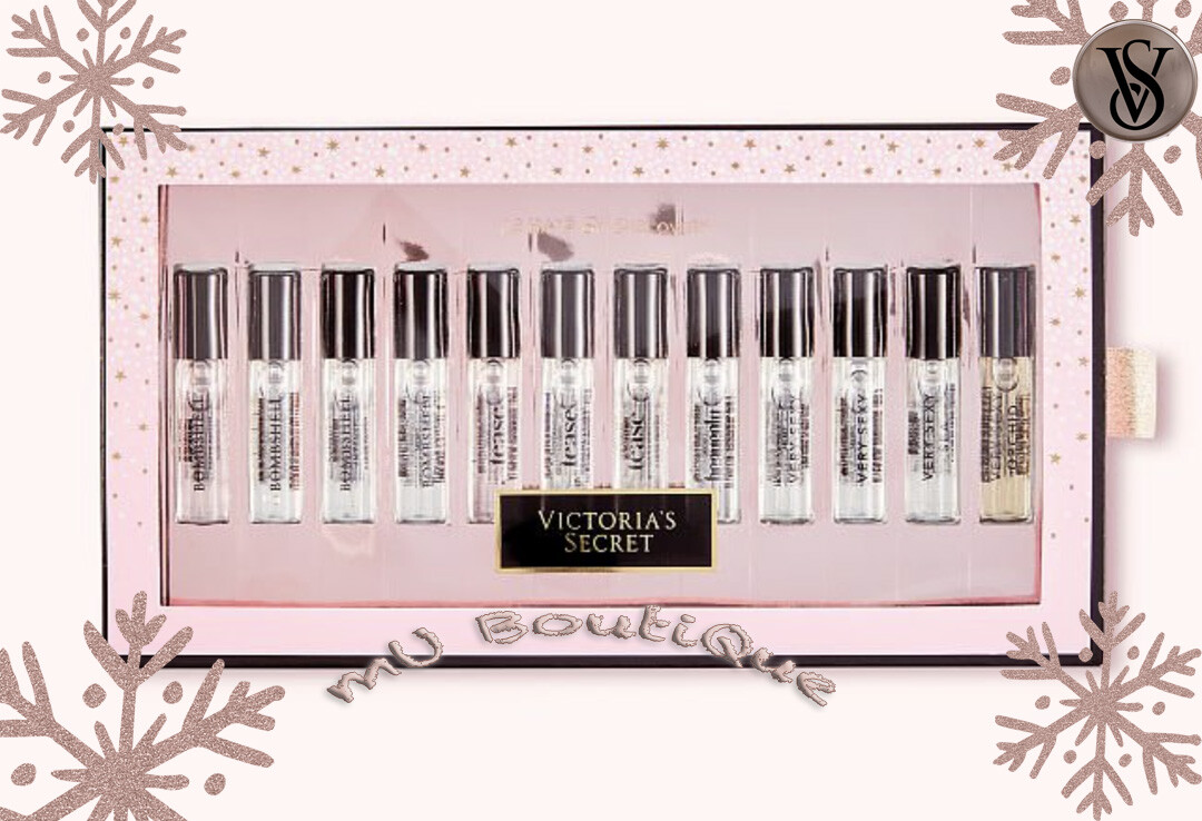 ️ VICTORIAS SECRET 2021 HOLIDAY 12 DAYS DISCOVERY MINI PERFUME SAMPLER ...