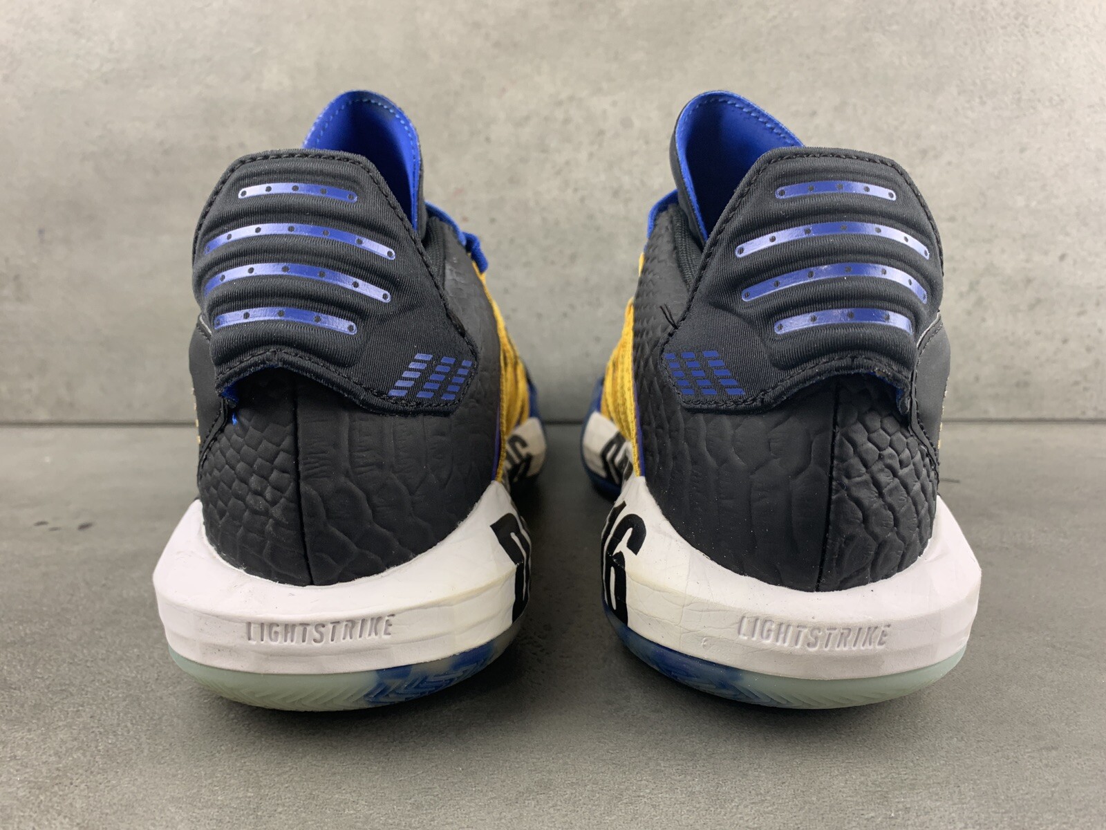 Adidas Sz 6.5 Dame 6 Stone Cold Damian Lillard Austin 3:16 Black Blue ...