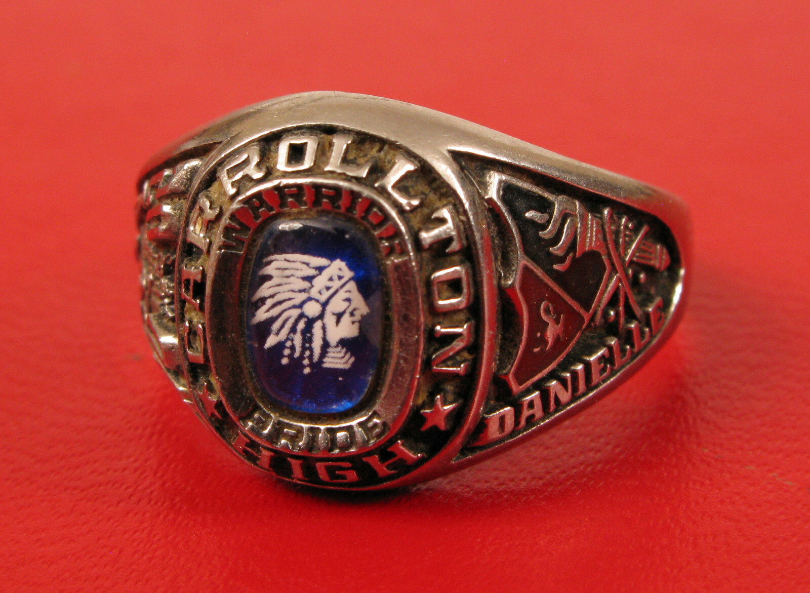 2004 VAL CARROLLTON HIGH SCHOOL CLASS RING DANIELLE W… - Gem