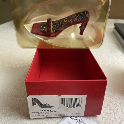Just The Right Shoe "Heart And Sole Miniature Shoes By Raine Original ...