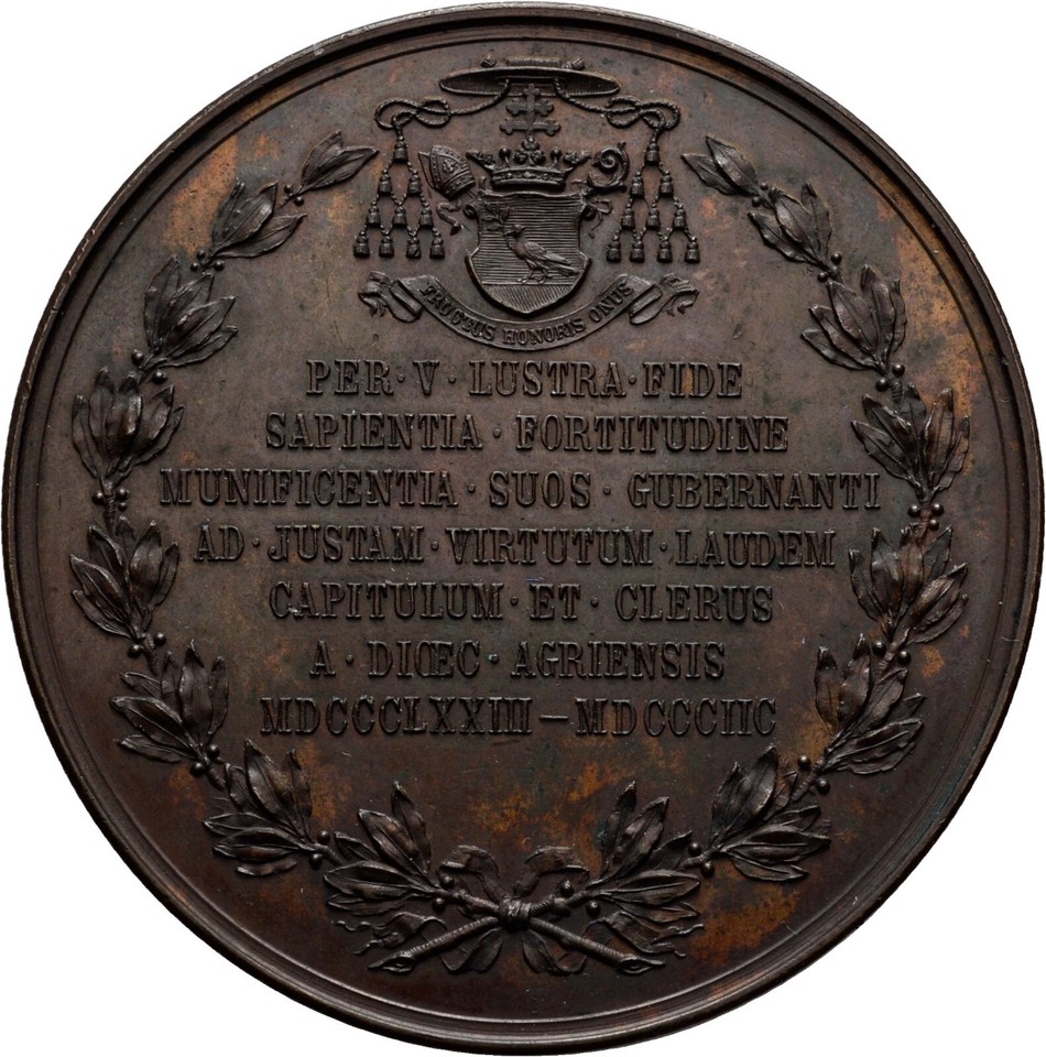 Ungarn Eger Samassa Medaille Bronze 60 mm/ 73,4 g Original #FGX | eBay