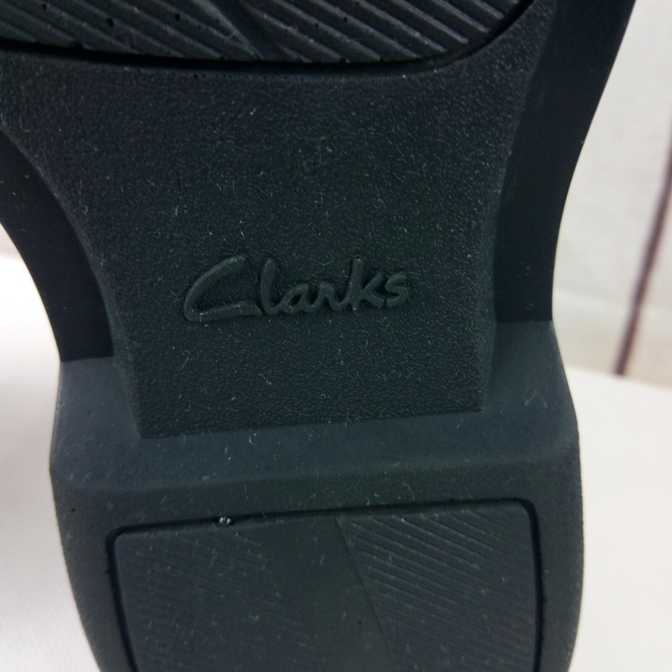 Clarks Flexlight Men's Black Leather Oxford Lace Up Dress Shoes Size 9 ...