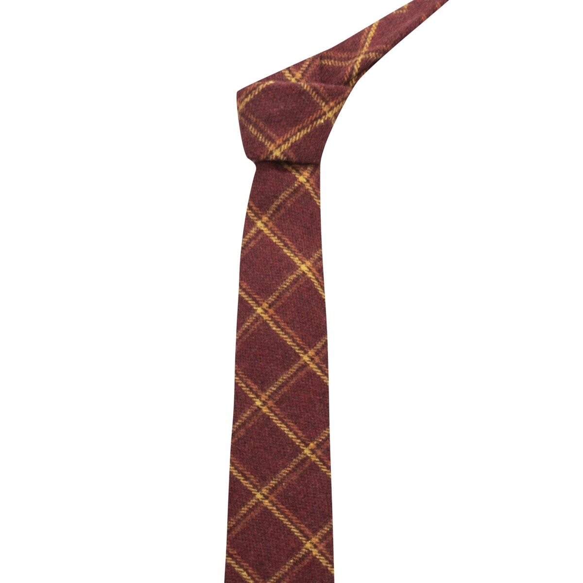 Heritage Warm Red Check Tie, Tweed | eBay