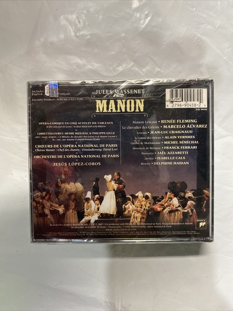 Massenet: Manon (CD, Oct-2003, 3 Discs, Sony Classical Essential ...