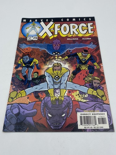 X-FORCE # 116 MARVEL COMICS May 2001 ZEITGEIST ANARCHIST DOOP YOU GO ...