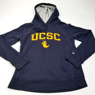 UCSC Santa Cruz Vintage Champion Hoodie Sweatshirt Adult Small Navy ...