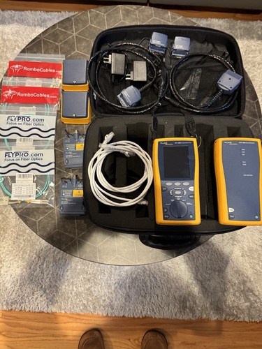 fluke networks dtx-1800 with (2) DTX-MFM2 Multimode Fiber Modules | eBay