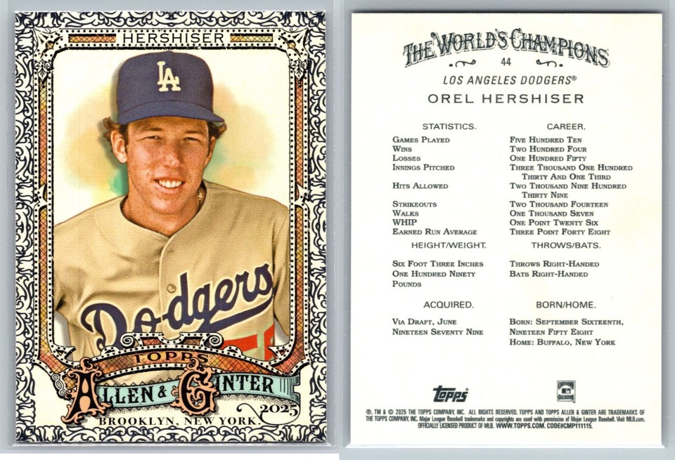 2025 Topps Allen Ginter Full Size Parallel CHROME REFRACTOR FOIL ...