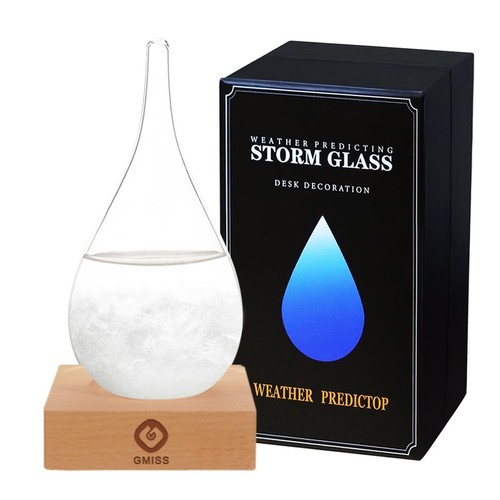 Storm Glass Weather Predictor, Global Station on S, clear | eBay