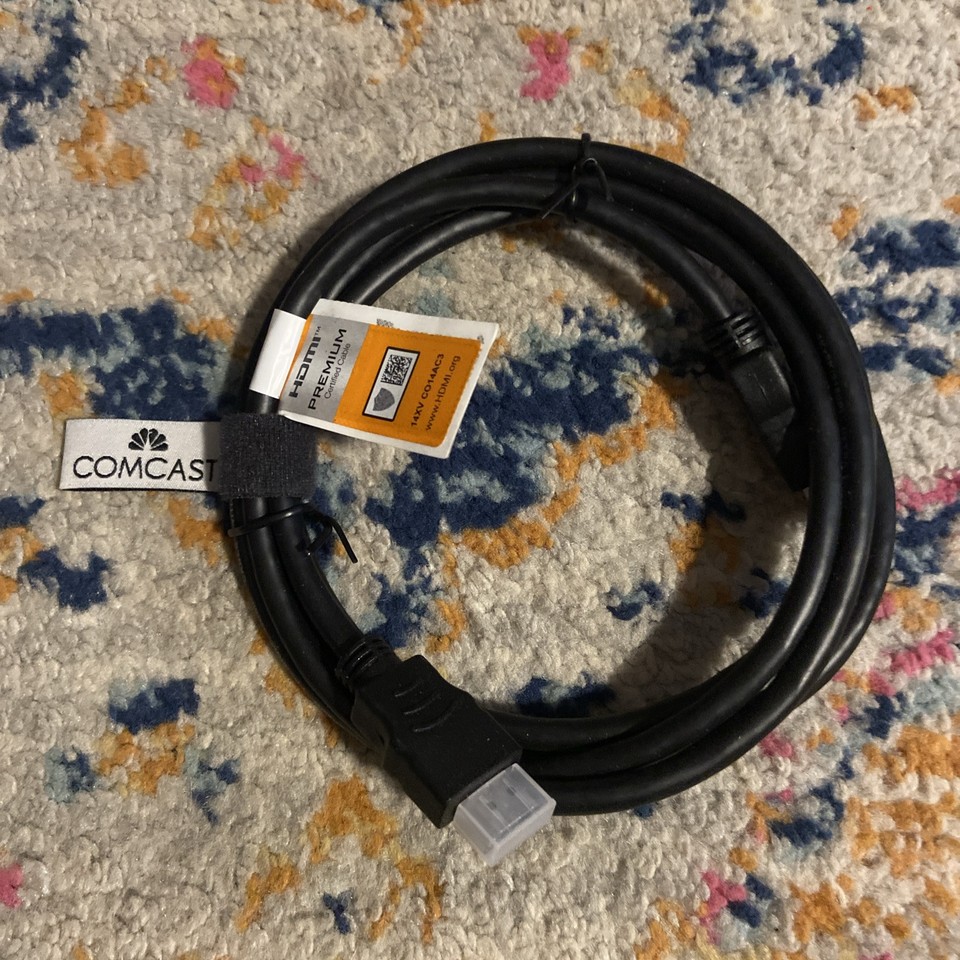 Comcast Premium HDMI Certified Cable - Black, 6 ft. | eBay