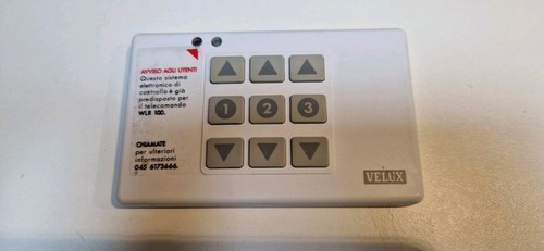 VELUX PULSANTIERA WLI 130 CON RICEVITORE INFRAROSSI INTEGRATO IR | eBay