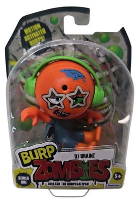 Burp Zombie DJ Brainz Motion Activated Talking Toy Burp Belching Sounds ...