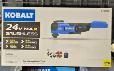 NEW KOBALT 24V 24Volt MAX BRUSHLESS OSCILLATING MULTI TOOL W ...