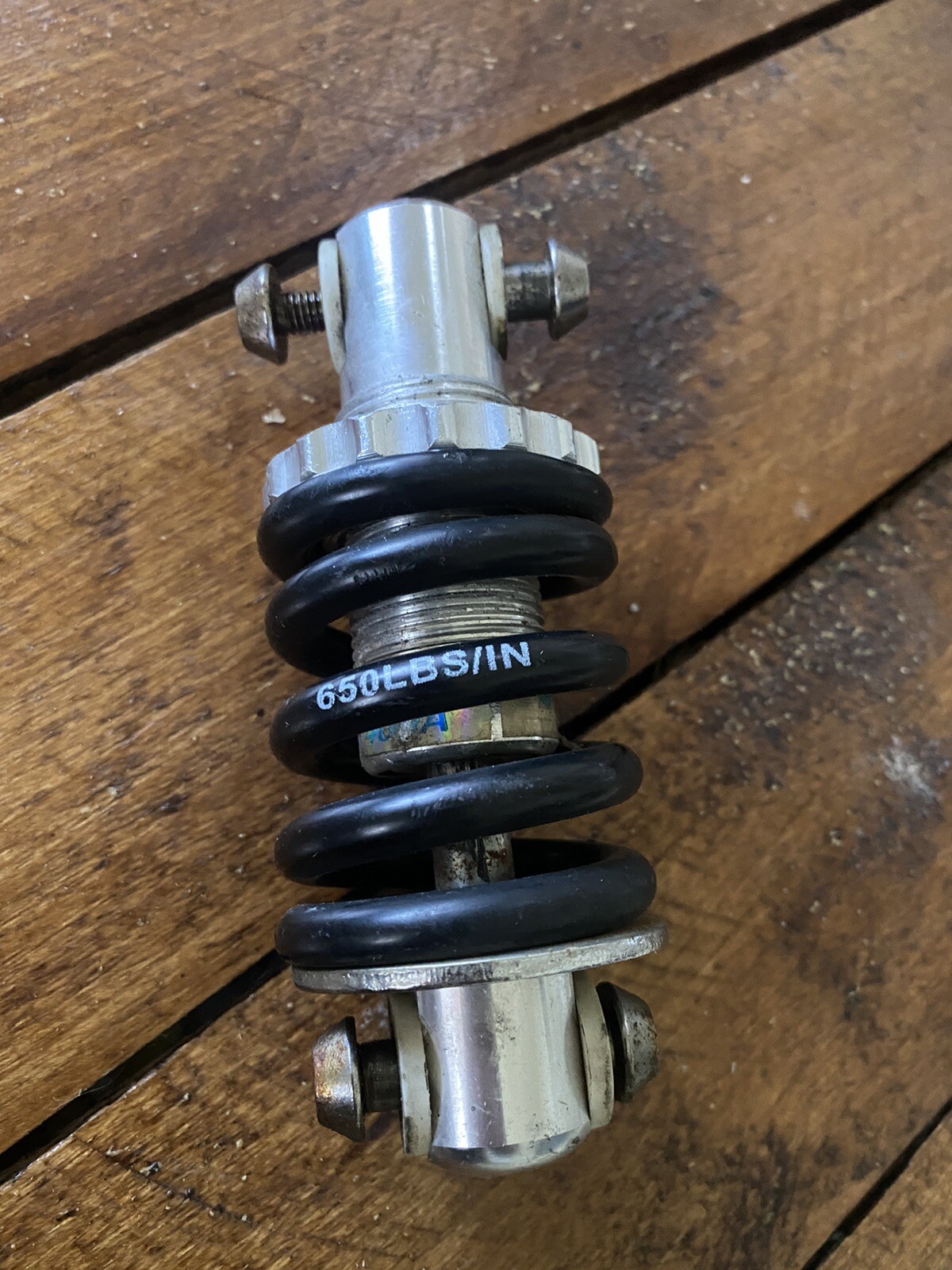Coil mountain bike Shock 4" x .75" in 650lb Spring hydraulic adjustable ...