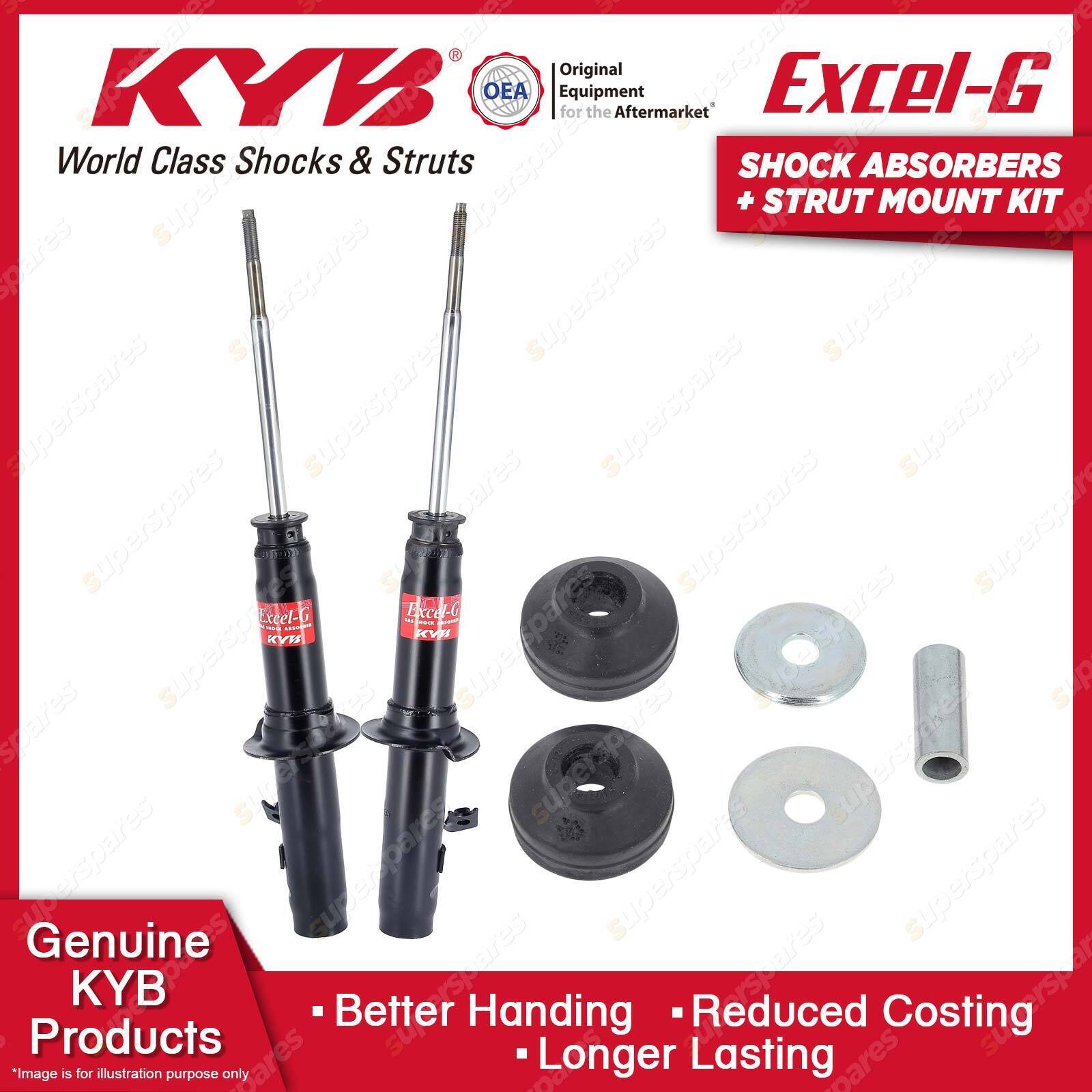 2 Front KYB Shock Absorbers Strut Mount Kit for Honda Civic EG EH 91-95 ...
