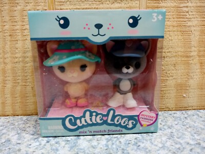 Cutie Loos Mix n Match Friends Sets Calico Critters-Like ~ Aspen & Jett ...