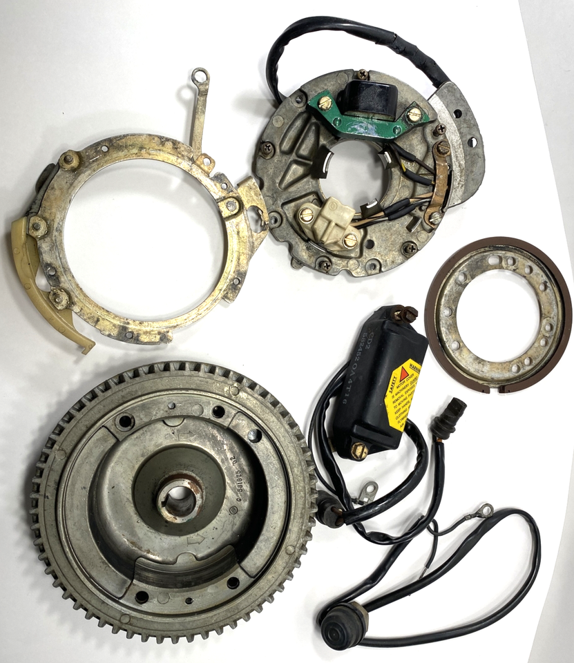 OMC 511605 511441 Johnson Evinrude OEM Coil Stator Plate & Power Pack ...