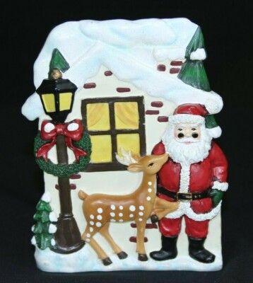 Christmas Tree 6 Power Outlet Decoration With Removable Cover Santa ...