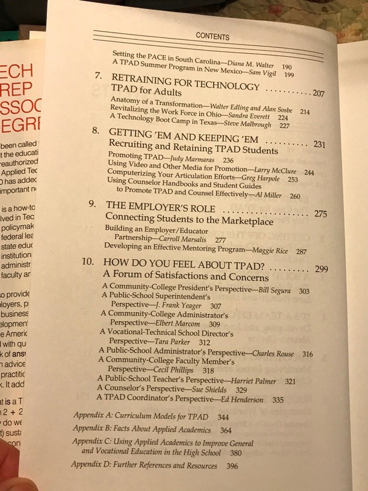Dan Hull 1991 Tech Prep Associate Degree TPAD Win-win Experience ...