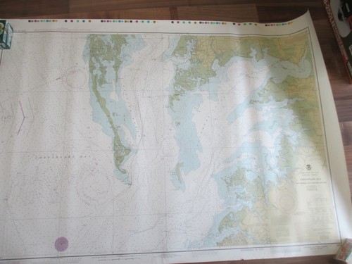 NOAA Nautical Chart 12228: Chesapeake Bay Pocomoke & Tangier Sounds | eBay