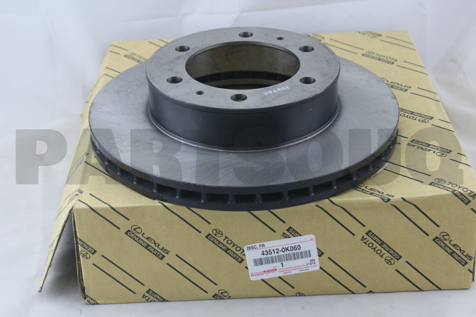 435120K060 Genuine Toyota DISC, FRONT 43512-0K060 | eBay Australia