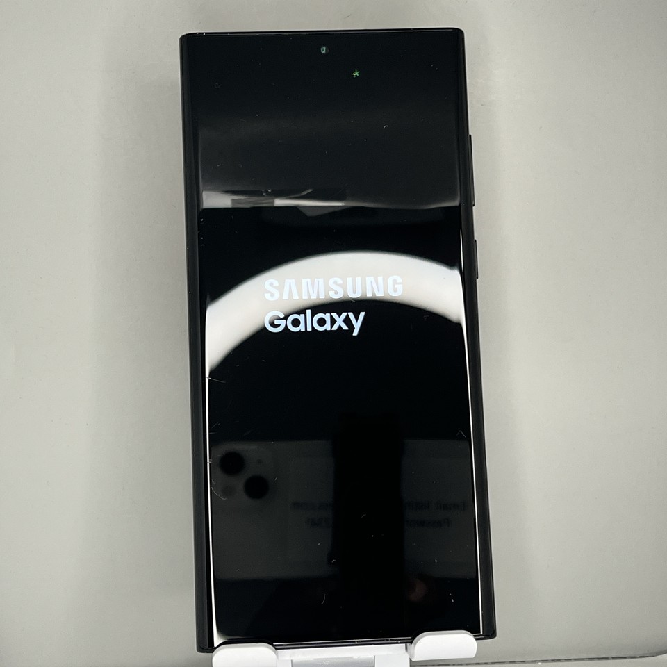 Samsung Galaxy S22 Ultra SM-S908U1 128GB Phantom Black Unlocked W001526 ...