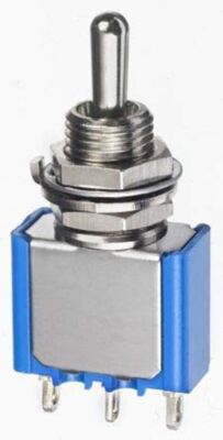 Apem Single Pole Double Throw (SPDT) Toggle Switch, Momentary On-Off ...