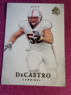 2012 Upper Deck SP Authentic #22 David DeCastro Stanford Pittsburgh Steelers RC | eBay