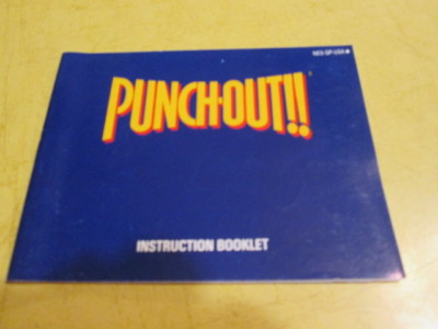 NINTENDO NES BOOKLET FOR NES GAME PUNCH OUT | eBay