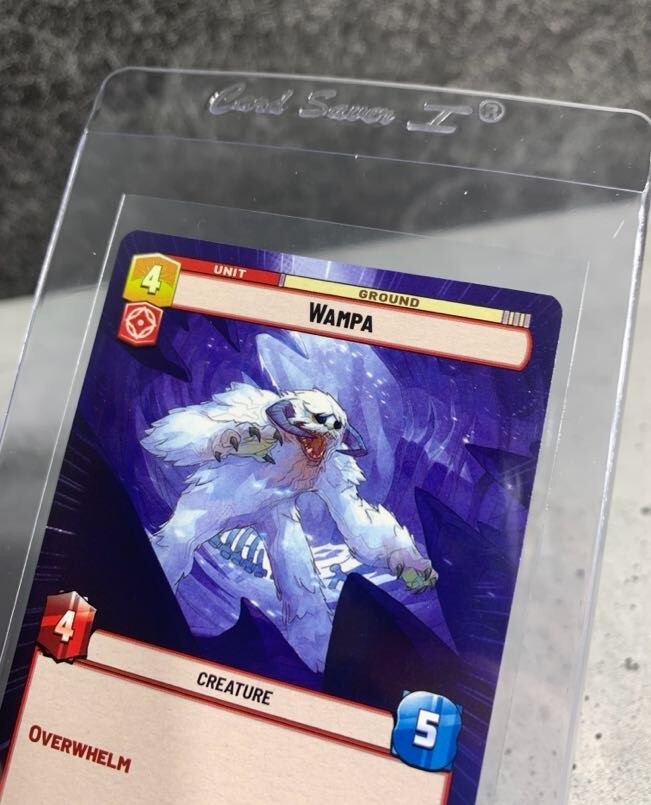 Star Wars Unlimited - HYPERSPACE - Full Art - Wampa - 435 Common | eBay