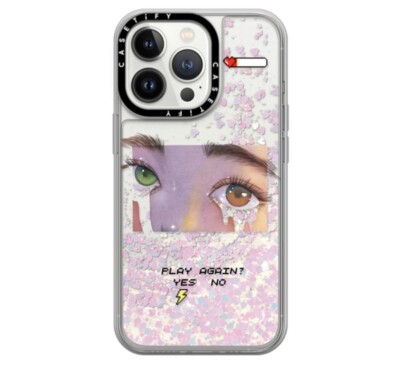Casetify Little Thunder Iphone XS Max Liquid Glitter Colab Case Low HP ...