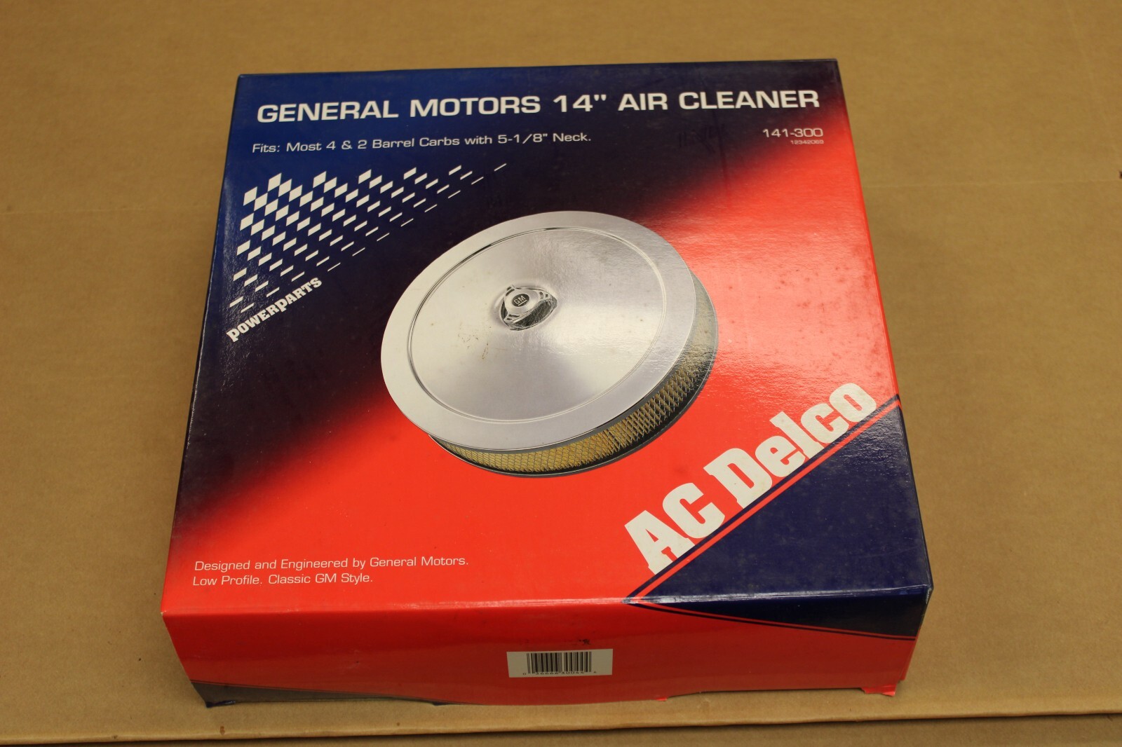 14" Chrome Air Cleaner | 141300 | ACDelco GM | Round | NOS ...