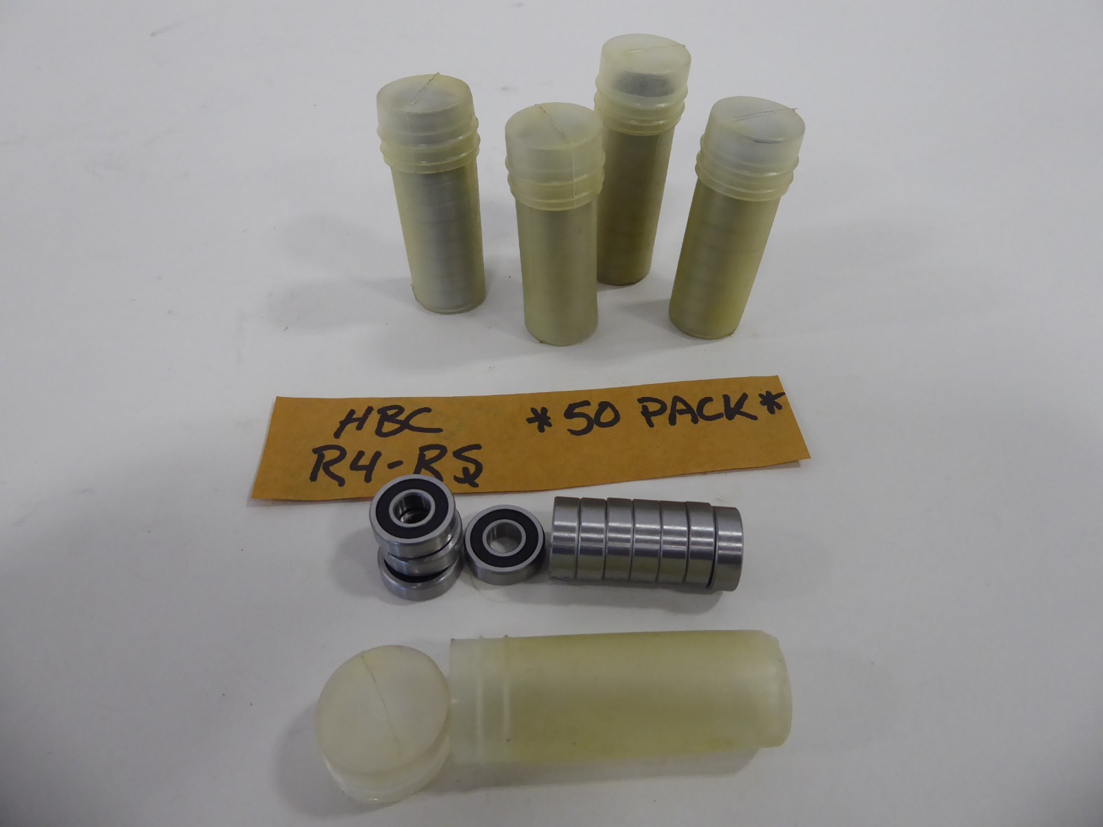 HBC R4RS Sealed Ball Bearing Pack of 50 R4-2RS | eBay