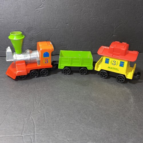 Vintage 1980 Mattel First Wheels Die Cast Metal TRAIN SET Toy | eBay